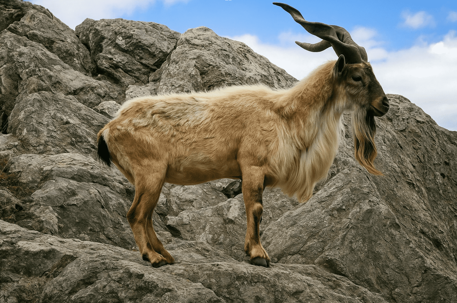 Featured Creature: Markhor - Biodiversity for a Livable Climate